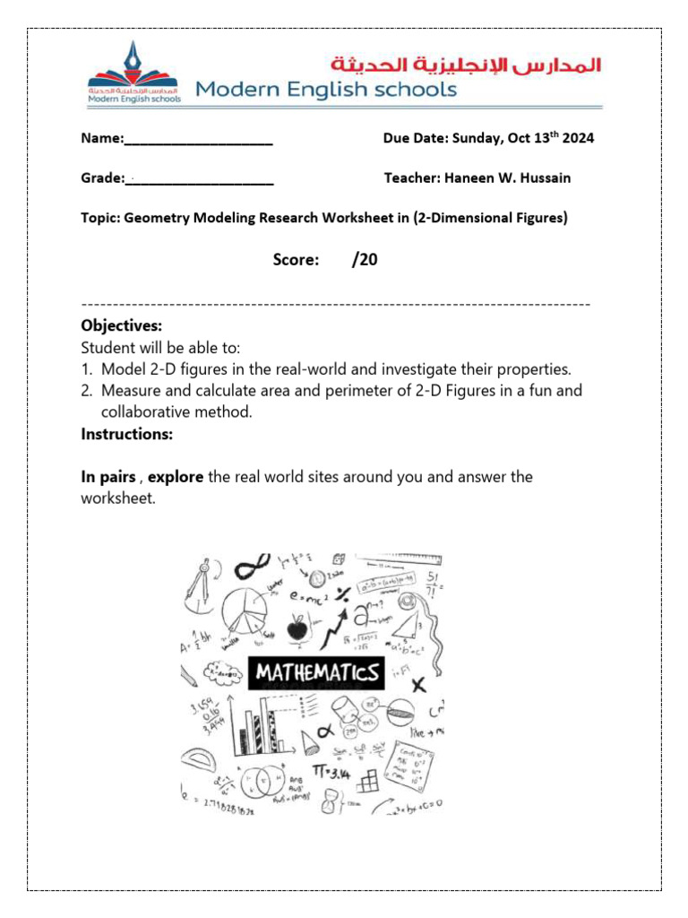 Research - Modeling Geometry | PDF | Area | Length