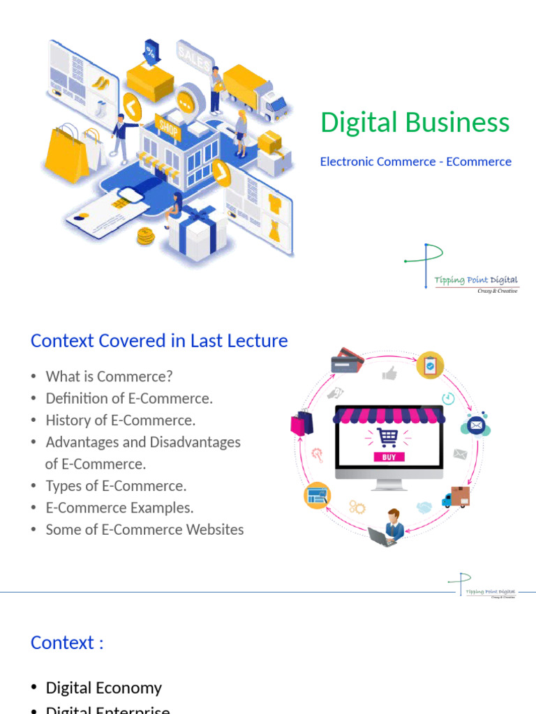 E-Commerce Framework and Digital Economy Insights | PDF | E Commerce ...