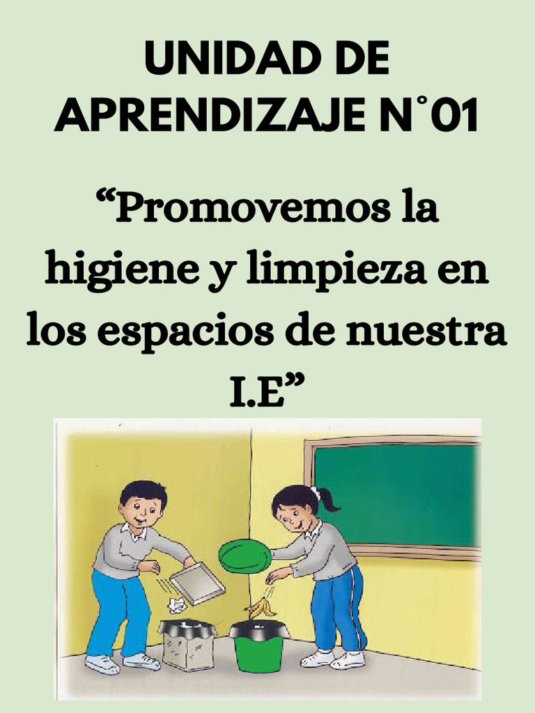Unidad de Aprendizaje N°01 | PDF