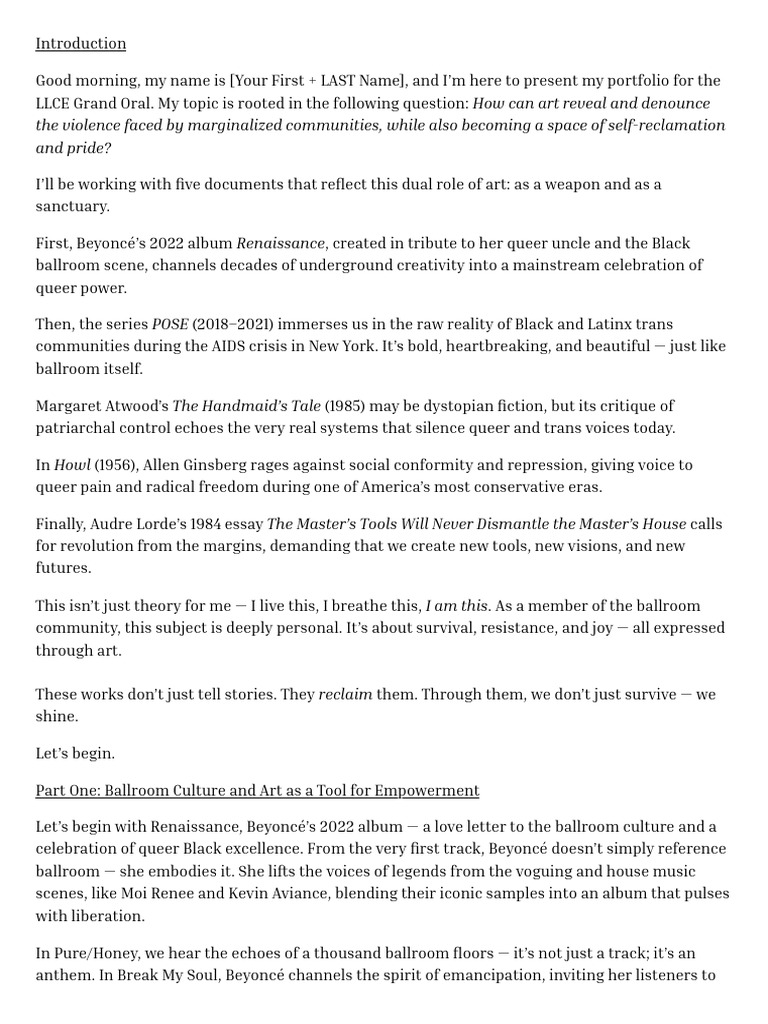 Portfolio Texte Kurzeja Sofiane | PDF | Dystopia