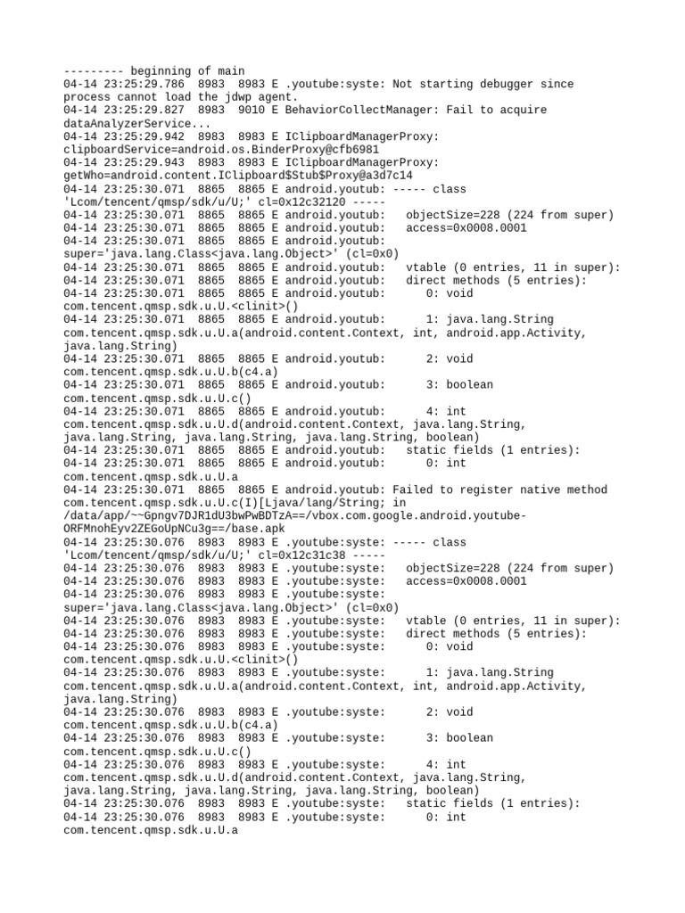 YouTube Debugging Error Log Analysis | PDF | Computer Programming | Software Development