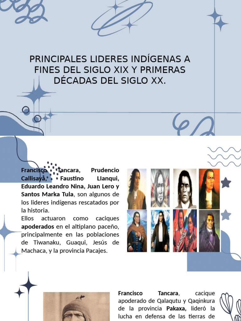 PRINCIPALES LIDERES INDIGENAS | PDF | América del Sur