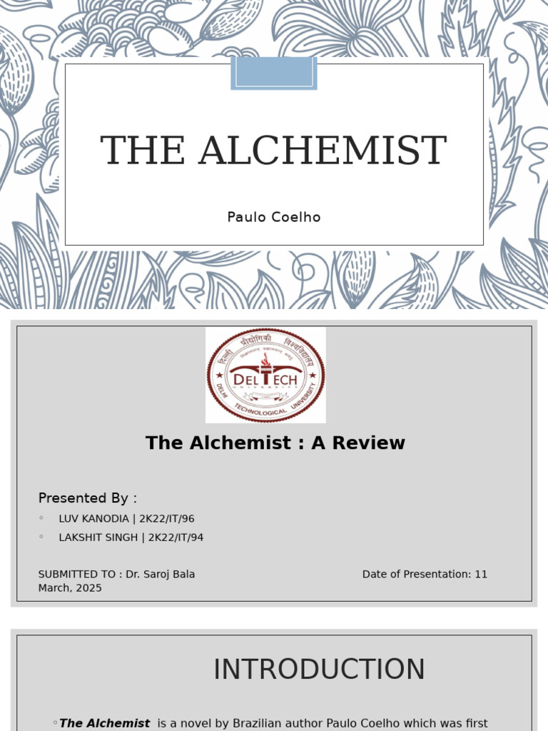The Alchemist Review | PDF | Alchemy