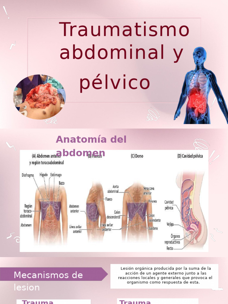 Expo Trauma Adominal Último 3 | PDF | Abdomen | Enfermedades y trastornos