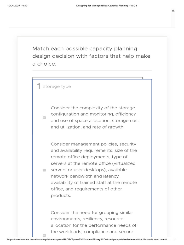 Capacity Planning Design Factors Guide | PDF