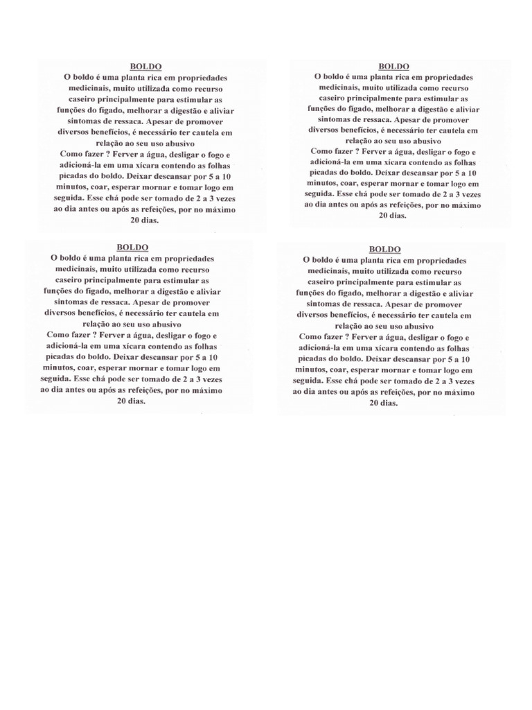 Boldo | PDF