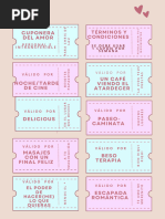 Vales Cupones San Valentin Capibaras Descargar Imprimir Gratis | PDF