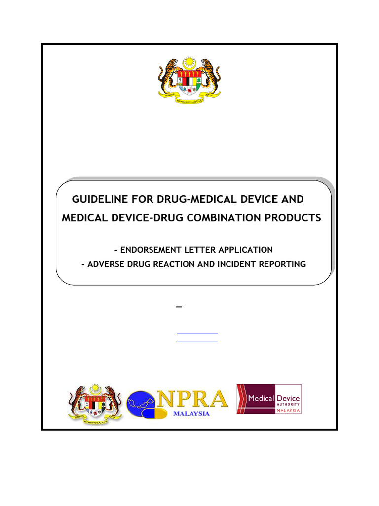 1 - Fifth Edition Guideline For Medical Device - Drug and Drug-Medical ...
