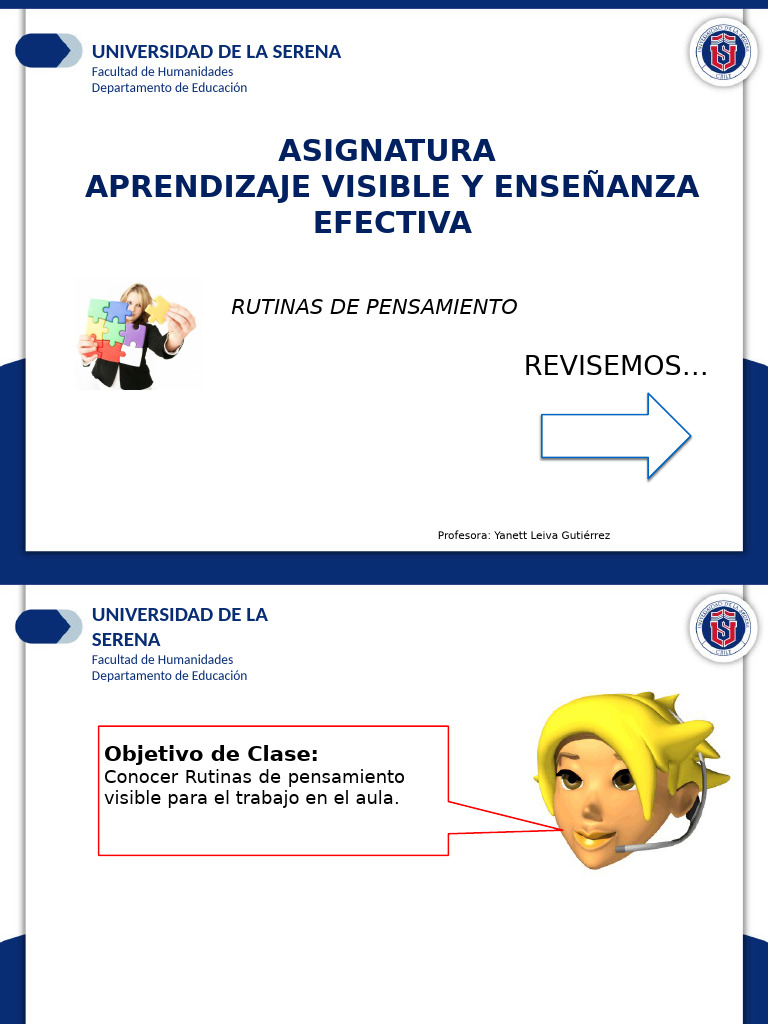 Clase Rutinas de Pensamiento - 1 | PDF | Pensamiento | Aprendizaje