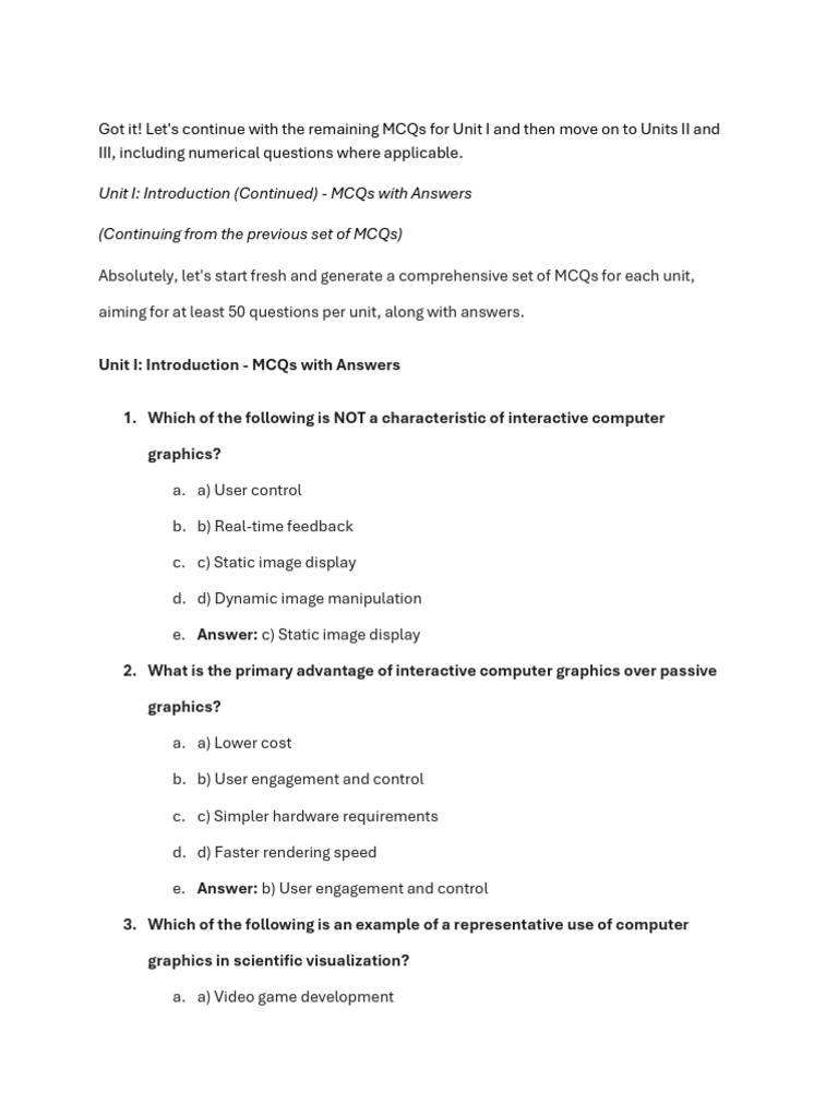 Purpose of Clipping in Graphics | PDF | Computer Graphics | Rendering ...