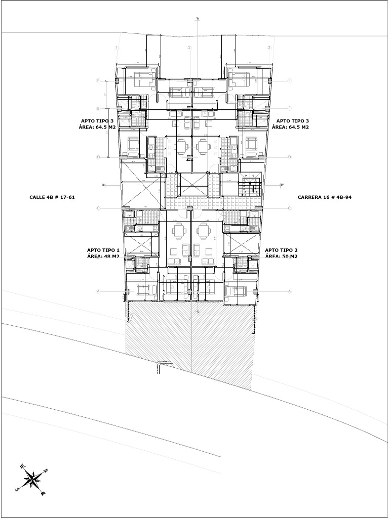 Apto Tipo 3 ÁREA: 64.5 M2 Apto Tipo 3 ÁREA: 64.5 M2 | PDF