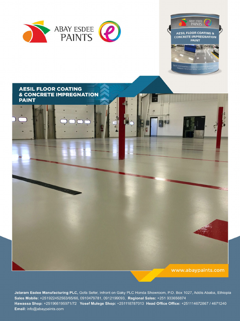15 AESIL Floor Coating Concrete Paint | PDF
