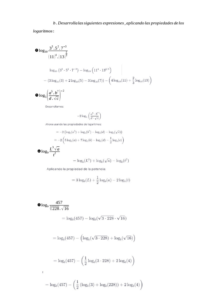 Logaritmos | PDF
