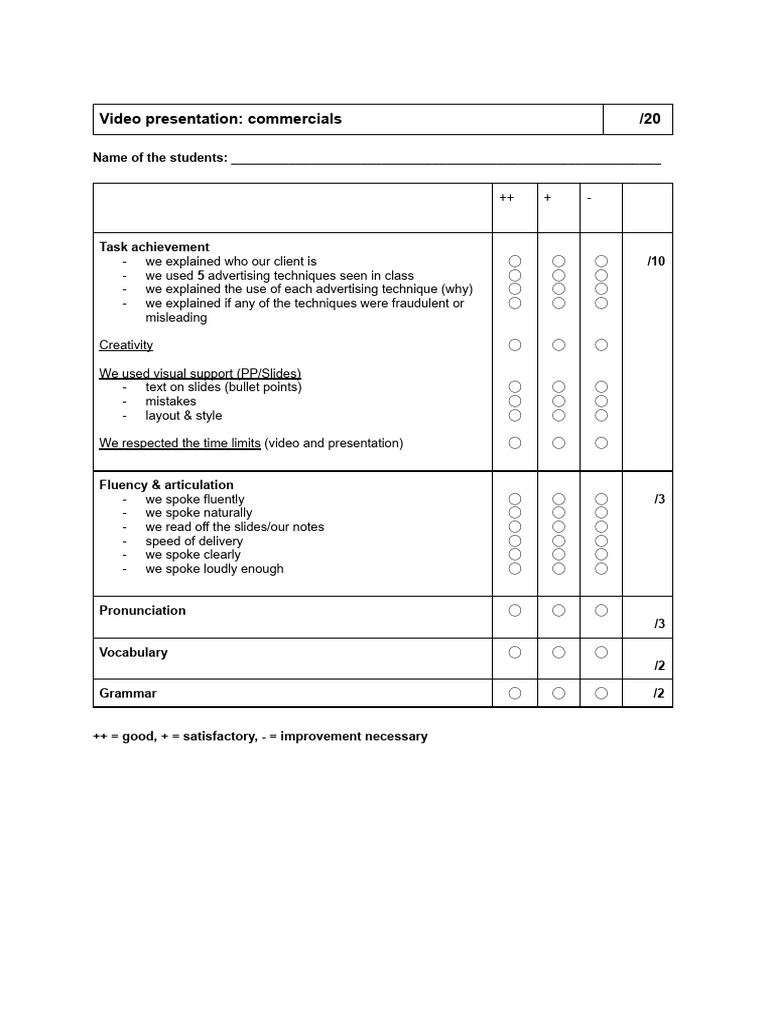 Commercial Marking Grid | PDF