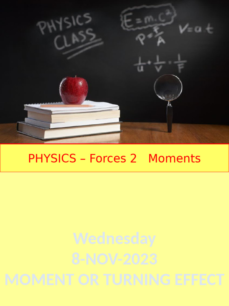 Understanding Moments in Physics | PDF | Force | Nut (Hardware)