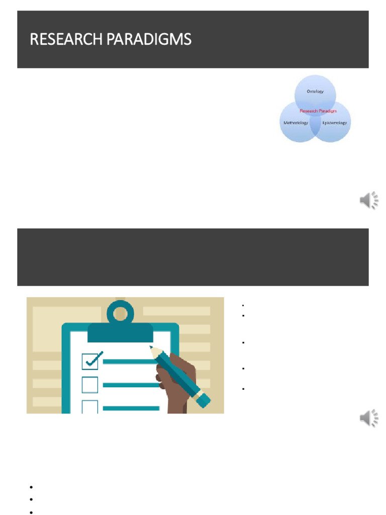 Research-paradigms-week-2 | PDF | Knowledge | Epistemology
