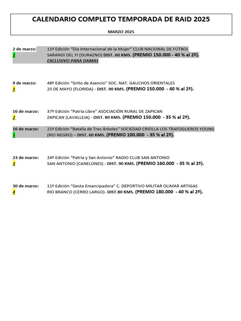 Calendario_2025_Weblow | PDF