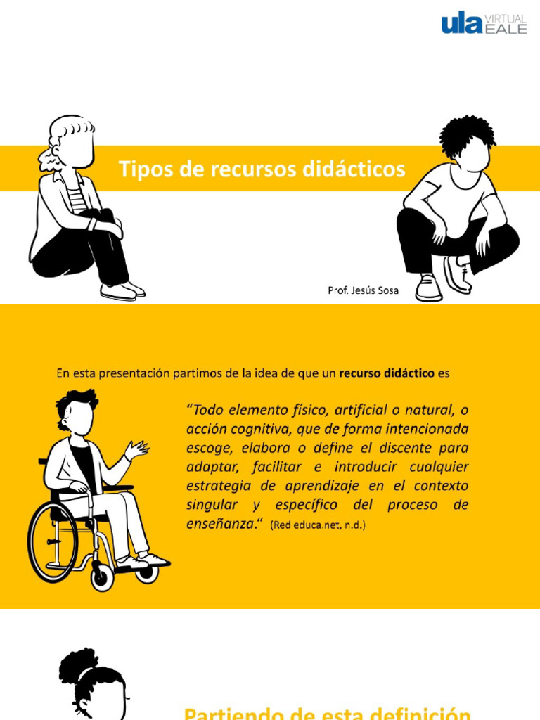 Tipos de Recursos Didácticos en EALE | PDF