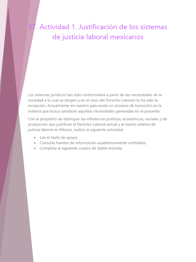 M11 - U3 - S7 - Shim Act 1 | PDF | Derecho laboral | Politica social