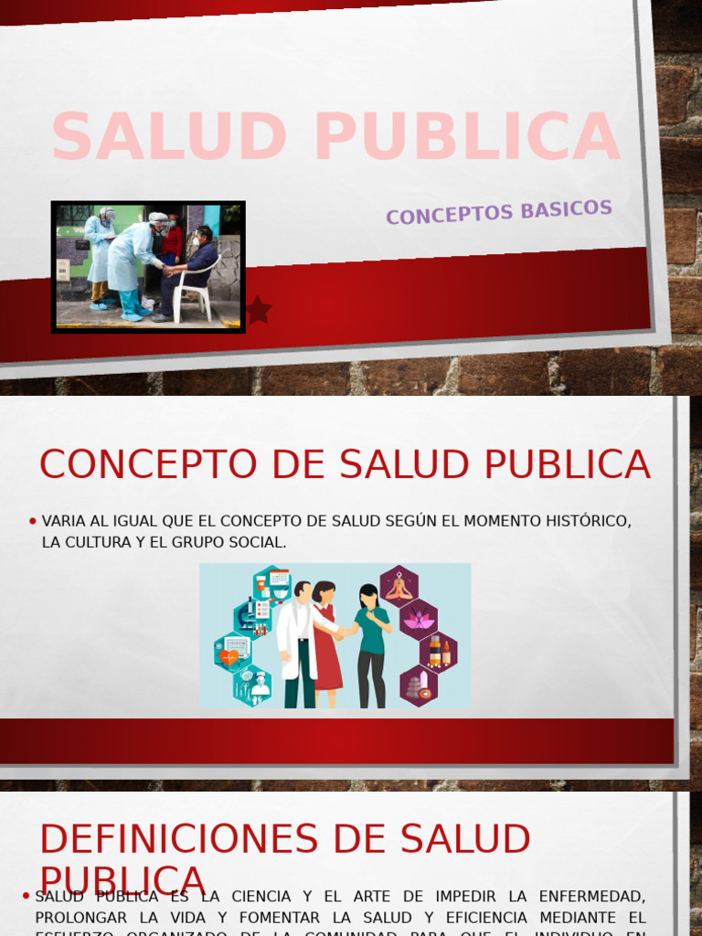 Introducción a la Salud Pública | PDF | Salud pública | Asistencia ...