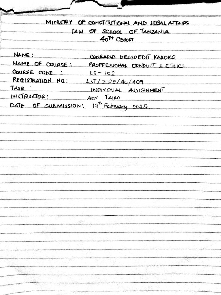 Individual Assign 1 - Professional Ethic | PDF