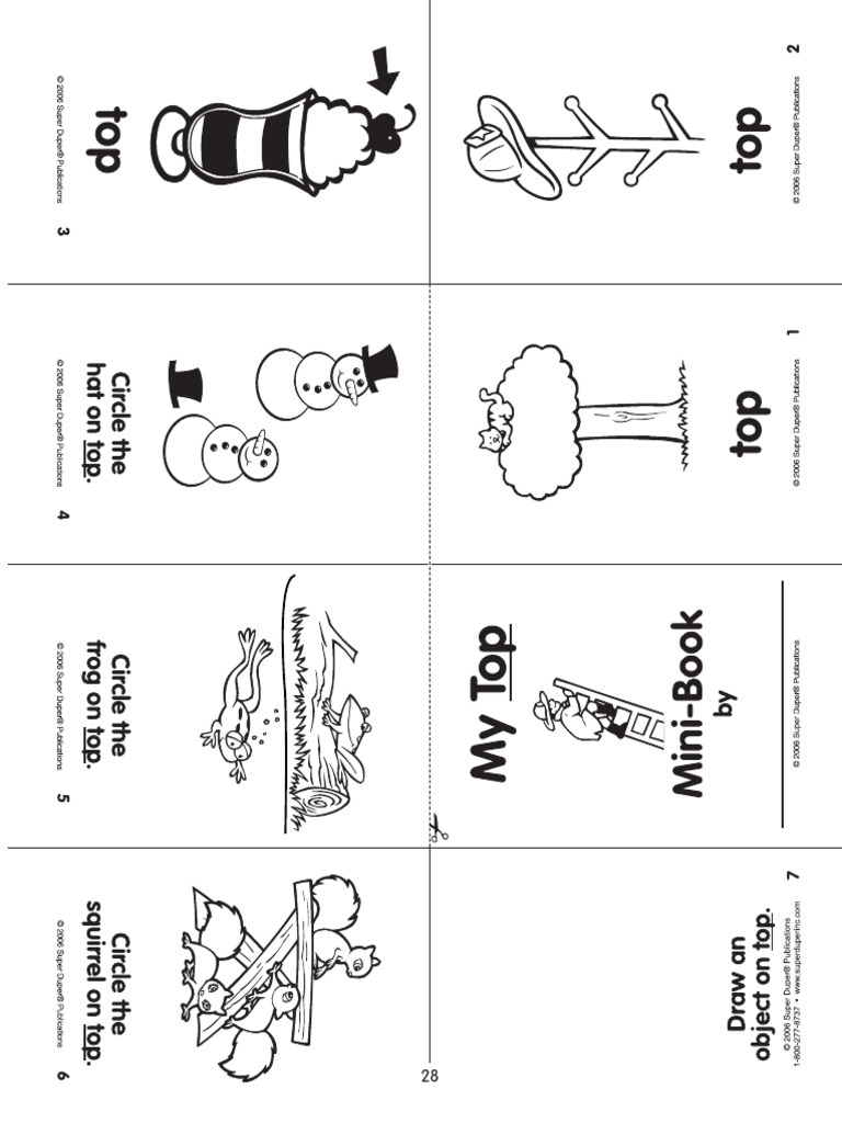 Basic Concept Mini Book - Top, Bottom | PDF
