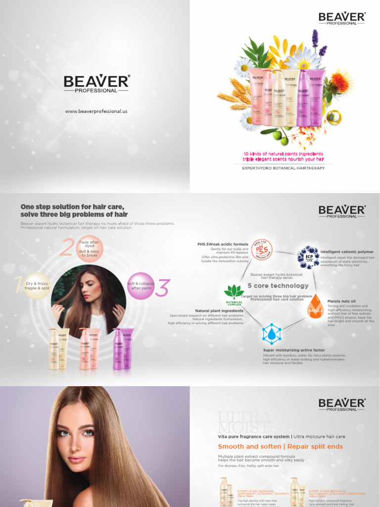 Hydro Botanical Hair Therapy Solutions | PDF | Hair Care | Perfume