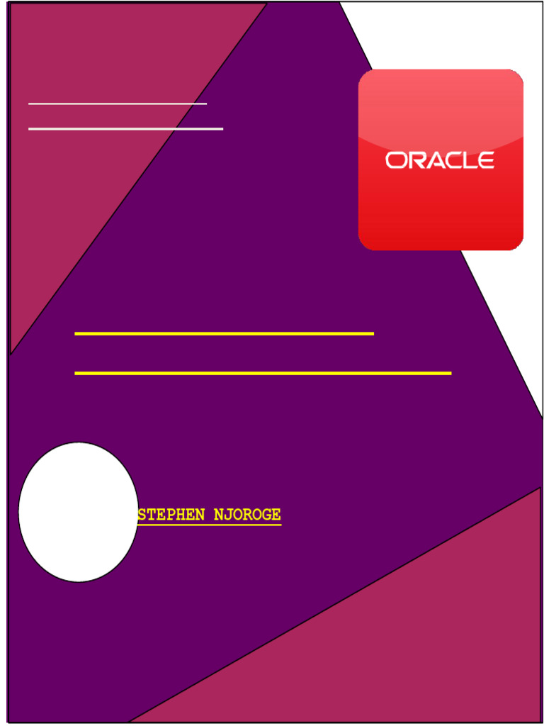 Oracle DB 19C ADMINISTRATION SERIES | PDF | Databases | Oracle Database