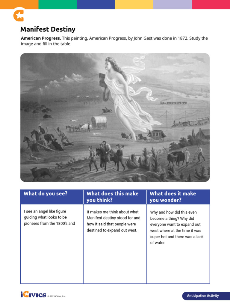 Kami Export - 1 Kayden Solina - Manifest Destiny - Student Docs | PDF ...