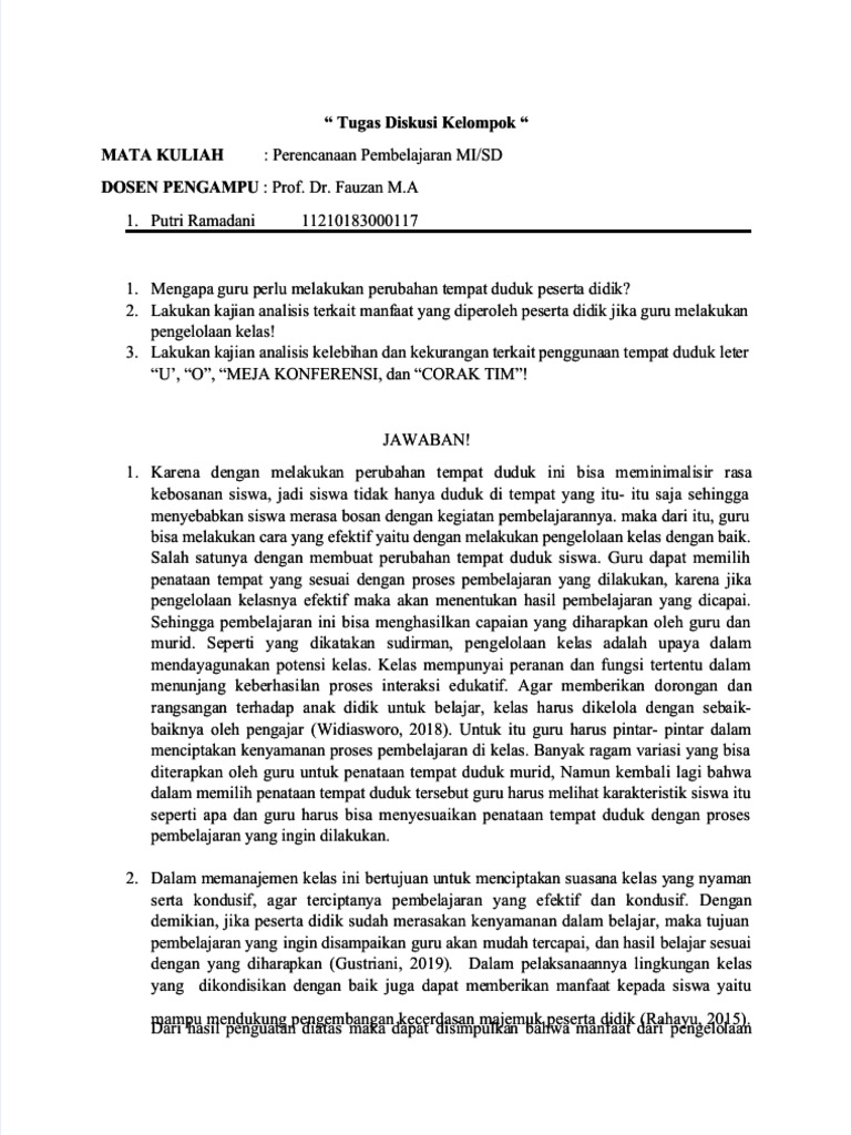 " Tugas Diskusi Kelompok " " Tugas Diskusi Kelompok " Mata Kuliah Mata Kuliah Dosen Pengampu ...