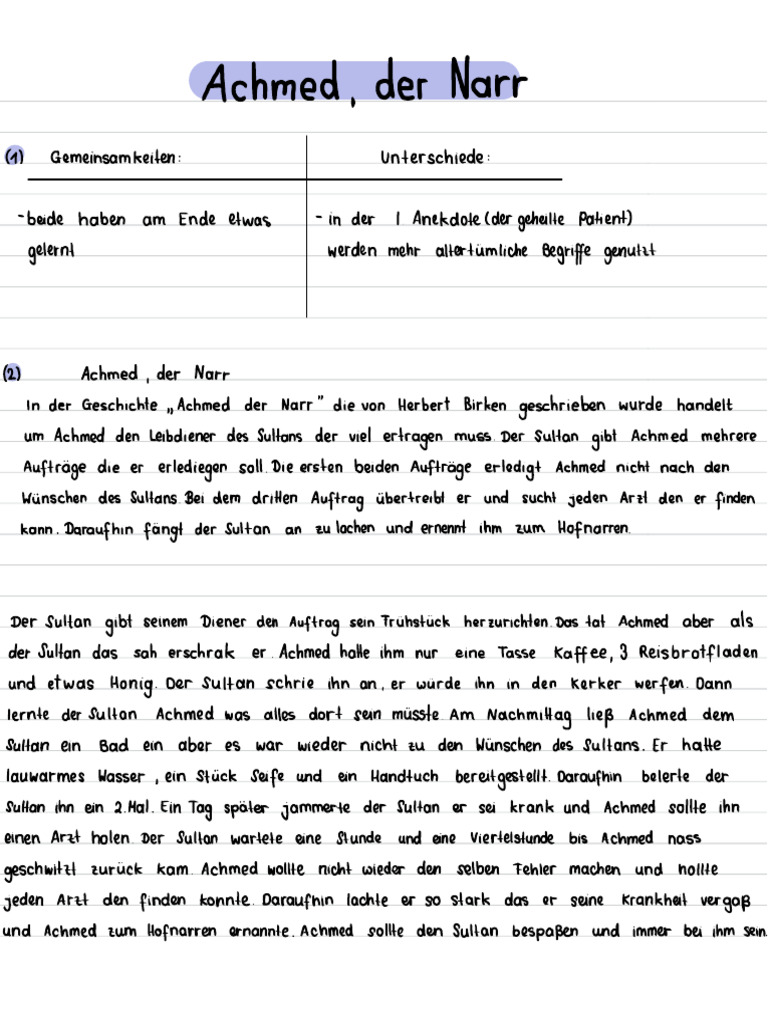 Deutsch:Finja 7ems: Achmed, Der Narr | PDF