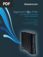 Sagemcom F@st 3896 Wi-Fi 6 Gateway | PDF | Wi Fi | I Pv6