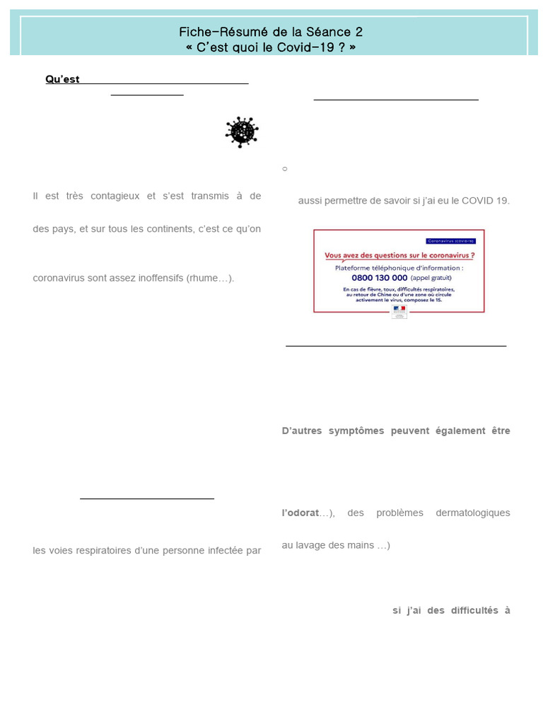 fiches-resumes | PDF | Nutriments | Hygiène