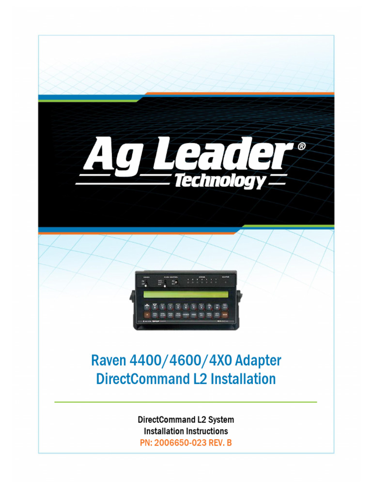 2006650-023_Install_Manual_L2_Raven_4400_4600_4X0_RevB | PDF ...