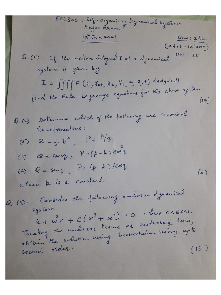 ESL 300 Major Exam Jan 2021 | PDF