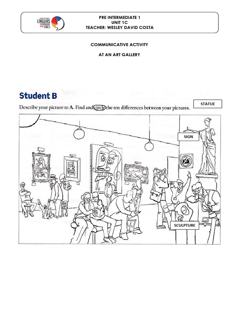 File 1c - Picture Description - Student b | PDF