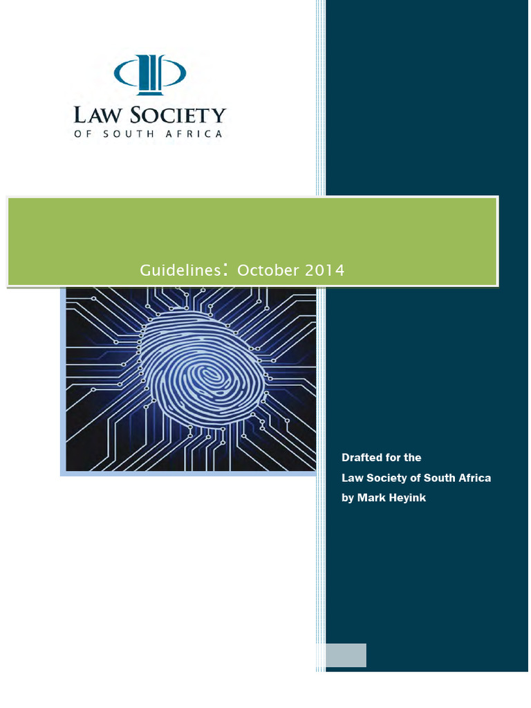 LSSA Guidelines Electronic Signatures For South African Law Firms ...