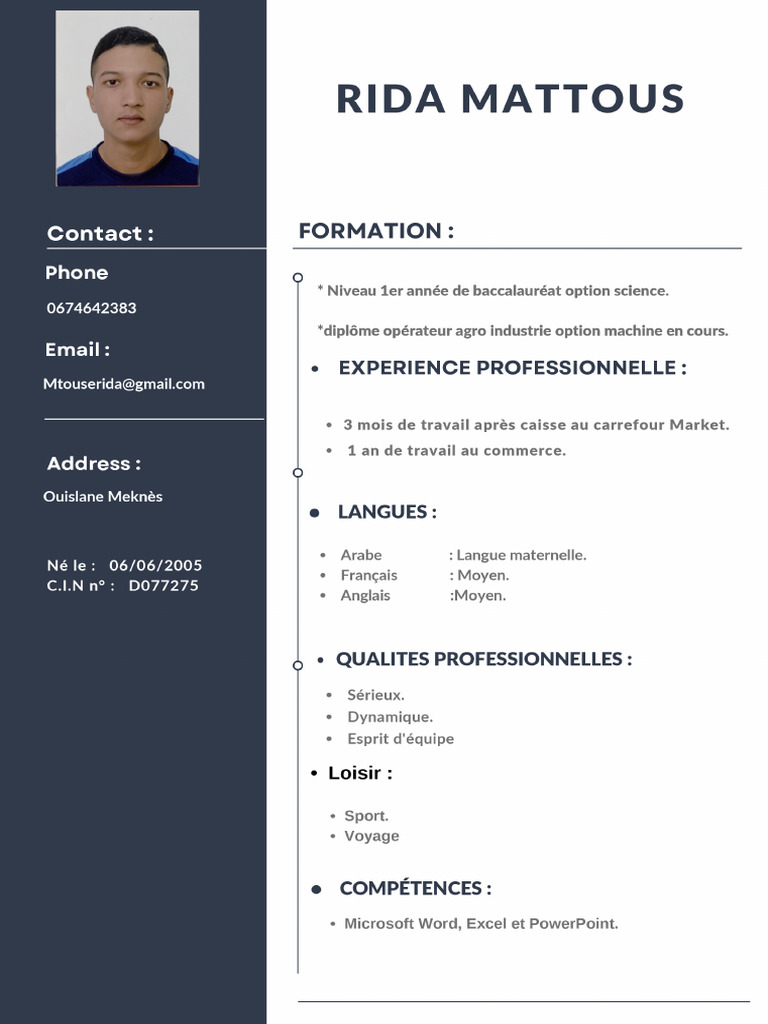 Black White Minimalist CV Resume.pdf | PDF