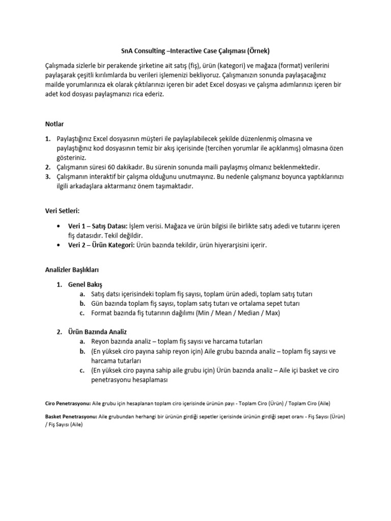 Retail Case - Interactive Case | PDF