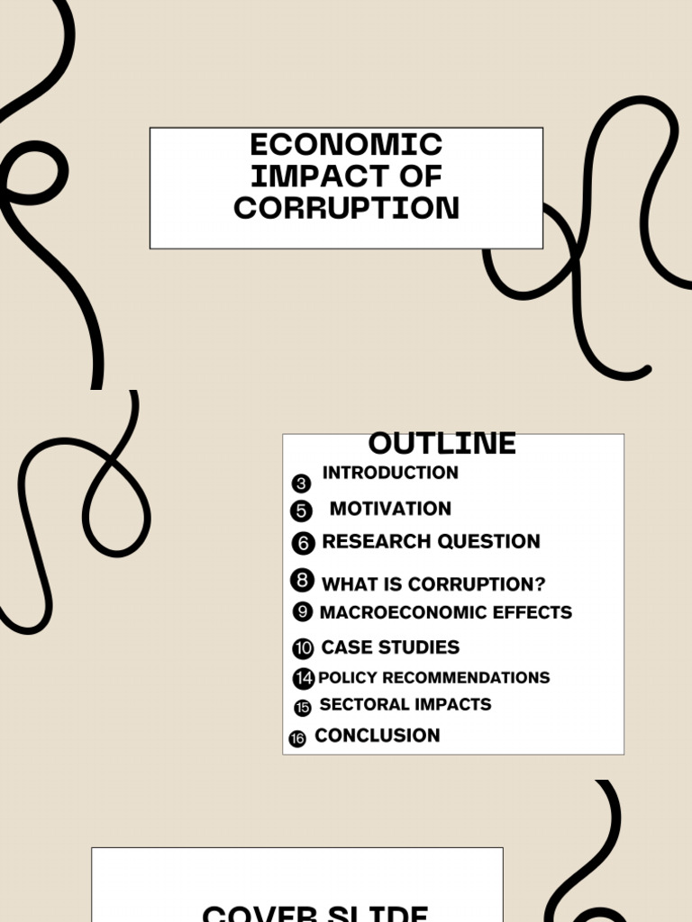 PROJECT Economic Impact of Corruption | PDF