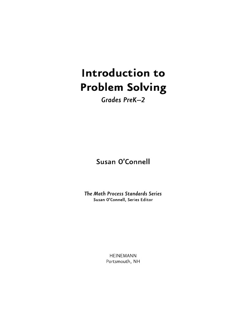 Introduction To Problem Solving | PDF