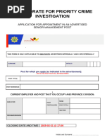 PSC Form 3-2 - Job Application Form | PDF