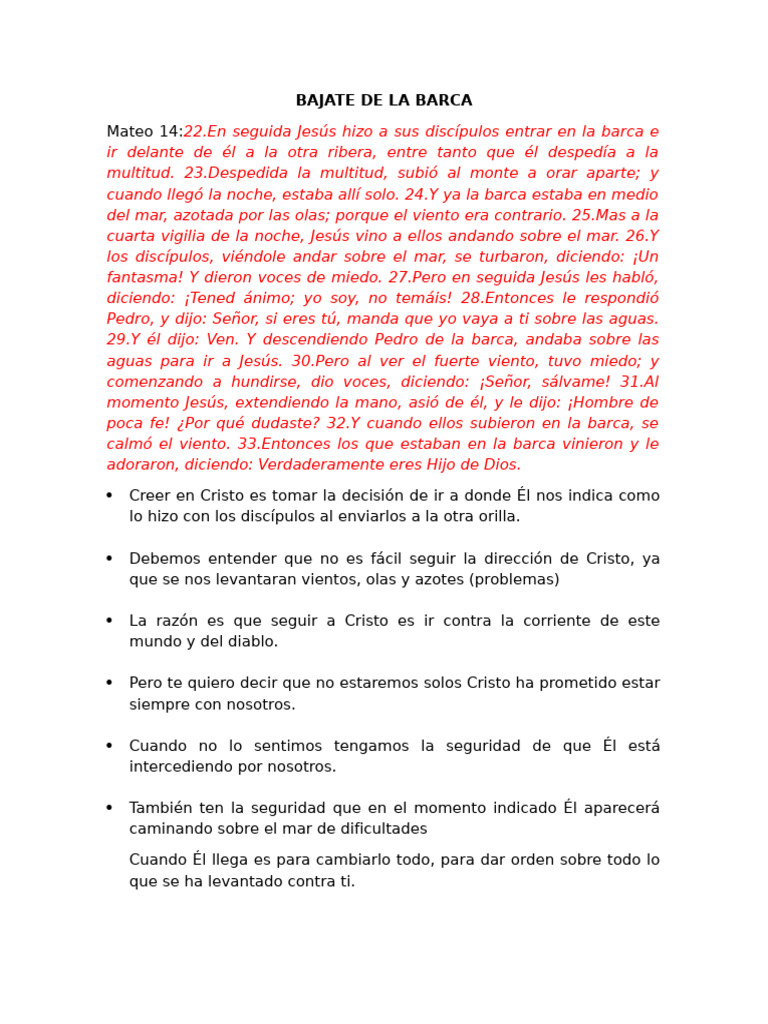 Bajate de La Barca | PDF