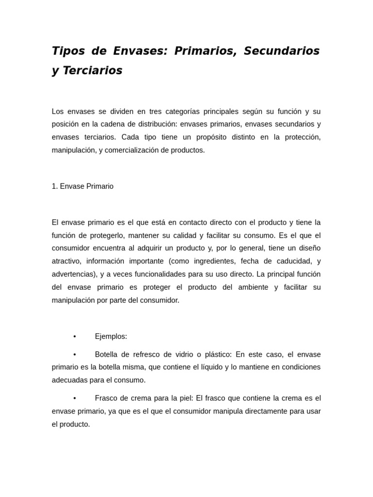 Trabajo Ericka | PDF | Botella | Logística