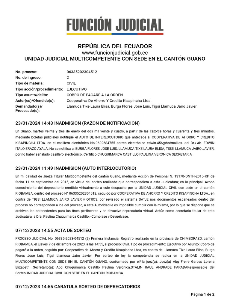 Expel 06335202304512 25720594 11042025 | PDF | Judicaturas | Ley Pública