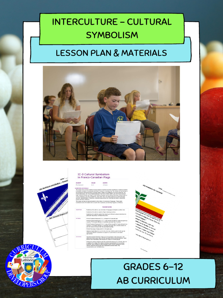 Cultural Symbolism Lesson Plan 6-12 | PDF | Human Communication ...