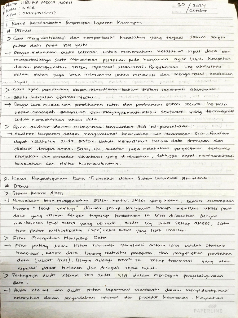 Tugas Kasus SIA | PDF