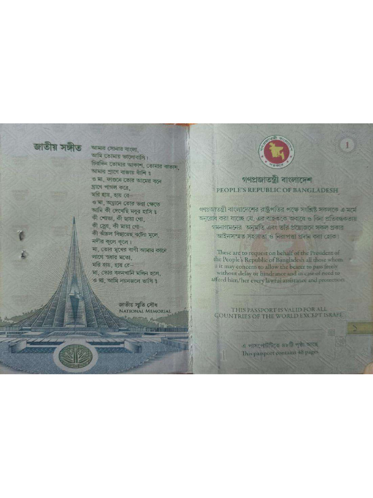 Passport Page Preveous and Recent - Compressed | PDF