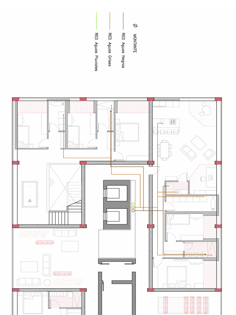 Planimetria AN AG AP Planta 3 1-100 | PDF