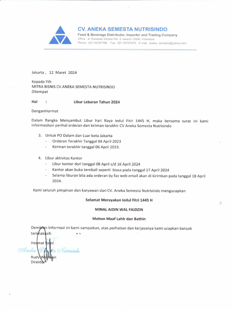 Jadwal Libur Asn | PDF